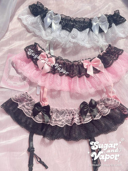 Alma Layered Lace Waist Garter – SugarAndVapor