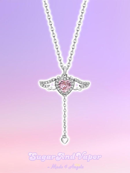 Baby Angel Heart Necklace – SugarAndVapor